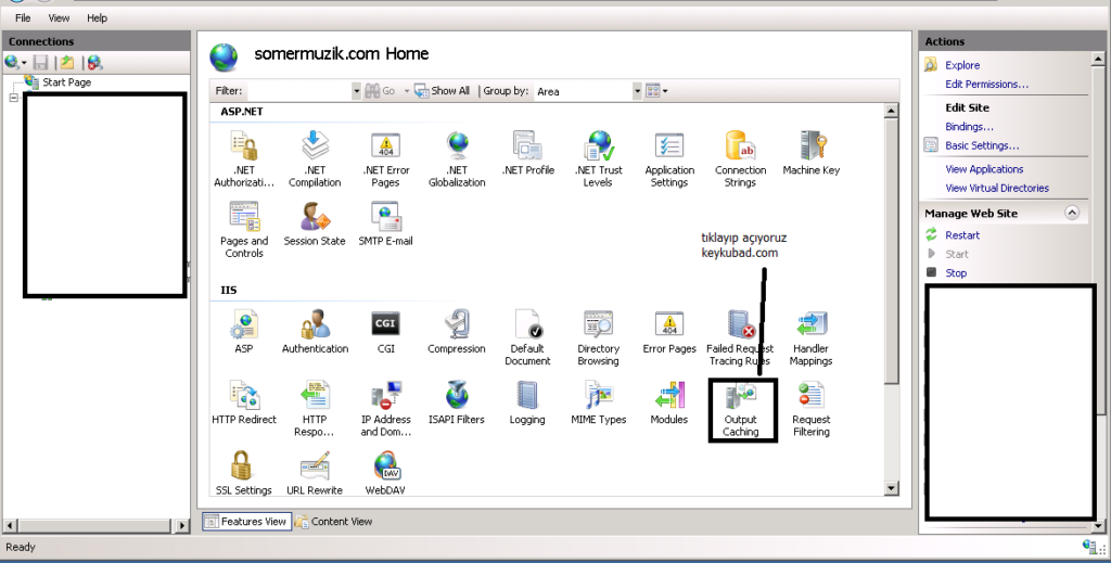 IIS Output Cache Önbellekleme Kullanımı ile Site Hızlandırma - Keykubad ...